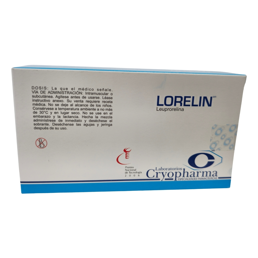 Lorelin 3.75 mg . Suspensión inyectable. – Medicamentos y Especialidades DEUTEN