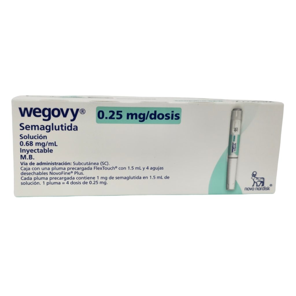 Wegovy Flextouch 0.25 mg/ dosis 1.5 ml Pluma – Medicamentos y Especialidades DEUTEN